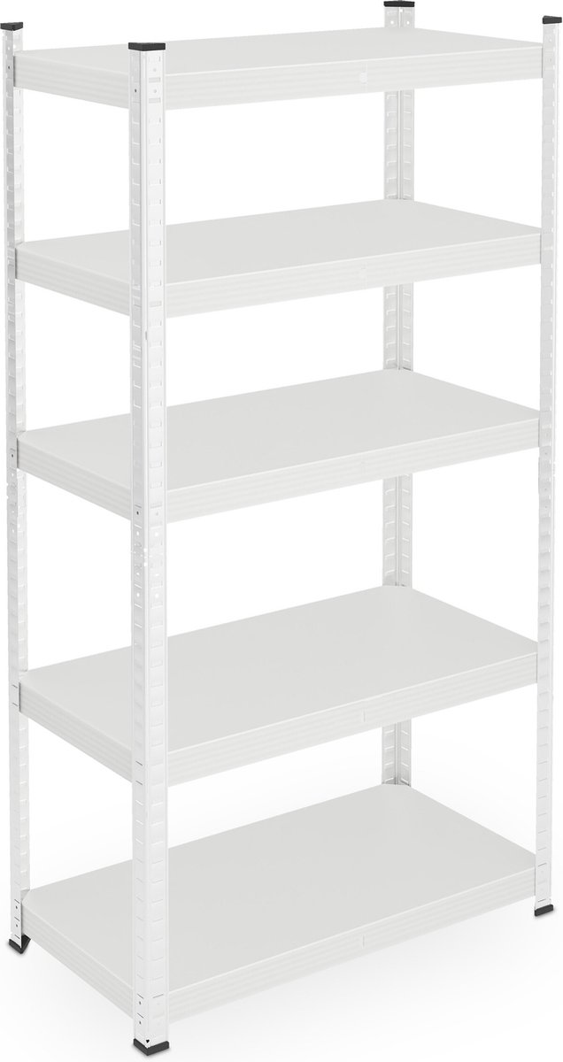 Relaxdays stellingkast wit - staal - stellingrek - 875 kg ...