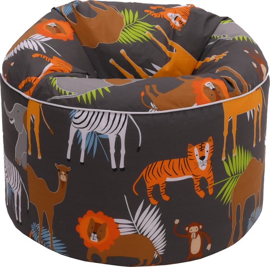 Bedrukte Zitzak Kind - Zitzak voor Kinderen - Ronde Kinder Zitzakken ...