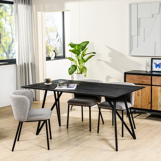 Eettafel Acacia Hout 160cm Anna | bol