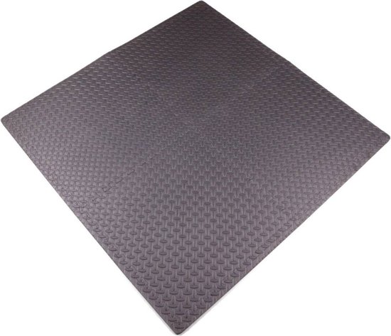 Puzzelmat Foam - 120 x 120CM - 4 Delig - Grijs | bol