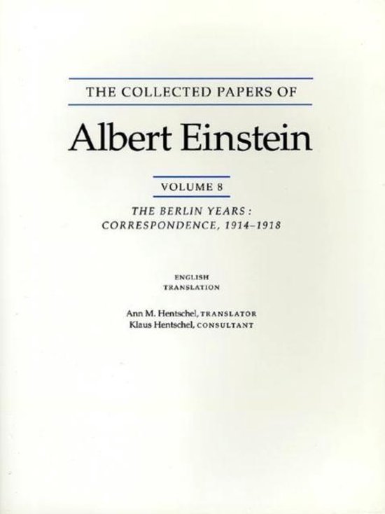 Collected Papers Of Albert Einstein | 9780691048413 | Albert Einstein ...