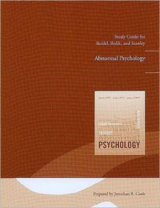 Abnormal Psychology First Canadian Edition Deborah C Beidel Abnormal Psychology First Canadian Edition Deborah C Beidel