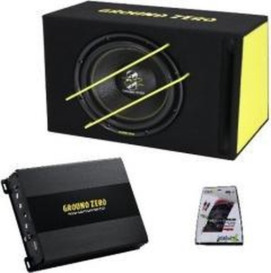 Ground Zero GZ1000 12 inch subwoofer pakket 1000watt spl | bol.com
