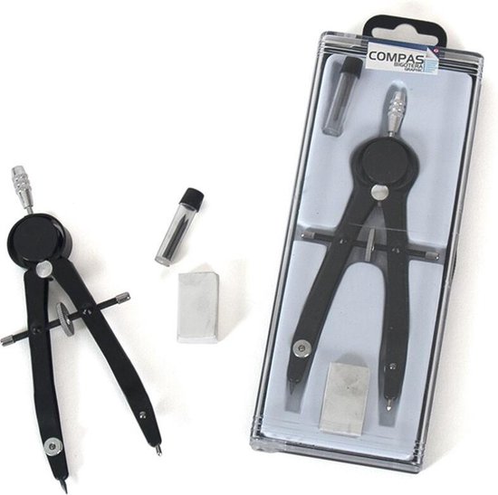 Gerimport Passerset 17 X 6,8 Cm Zwart 4-delig | bol