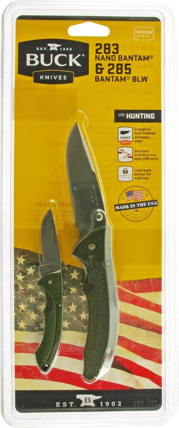 Buck - 283 Nano Bantam & 285 Bantam BLW - Combo pack | bol