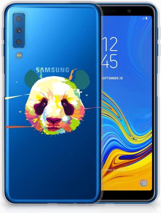 Samsung A7 (2018) hoesje Design Panda Color | bol.com