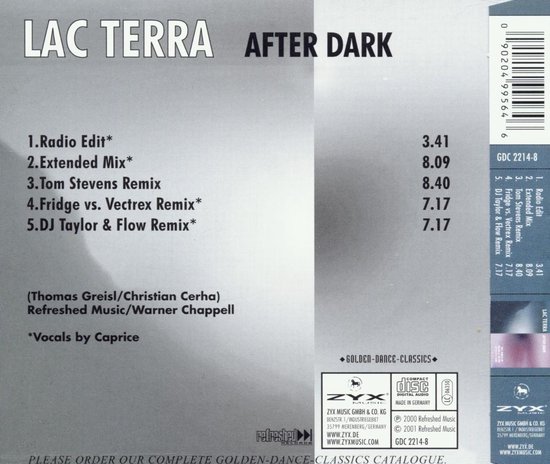 After Dark -rmx- -5tr-, Lac Terra | CD (album) | Muziek | bol