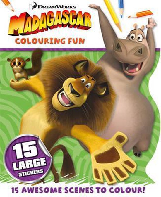 Colouring Fun - Madagascar | 9781784403386 | Boeken | bol