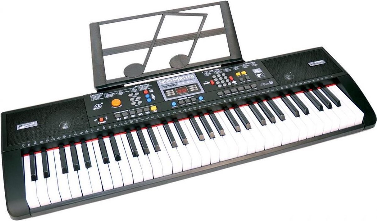 Bontempi Keyboard Digitaal 61 Toetsen Zwart | bol.com