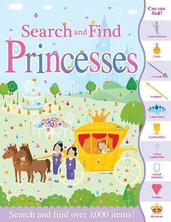 Search and Find Princesses, Susie Linn | 9781787000339 | Boeken | bol.com