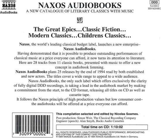 Various Artists - Audio Books Sampler (CD), various artists | Muziek | bol