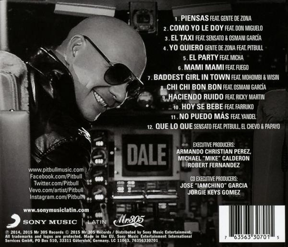 Pitbull - Dale, Pitbull | CD (album) | Muziek | bol.com