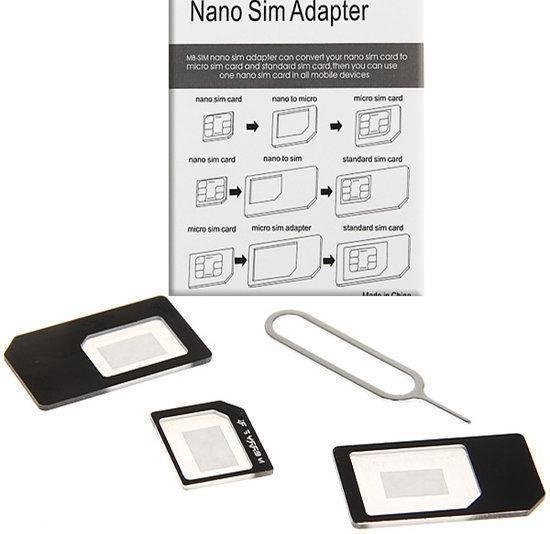 Micro sim en nano sim adapter set - 10 PAKJES | bol