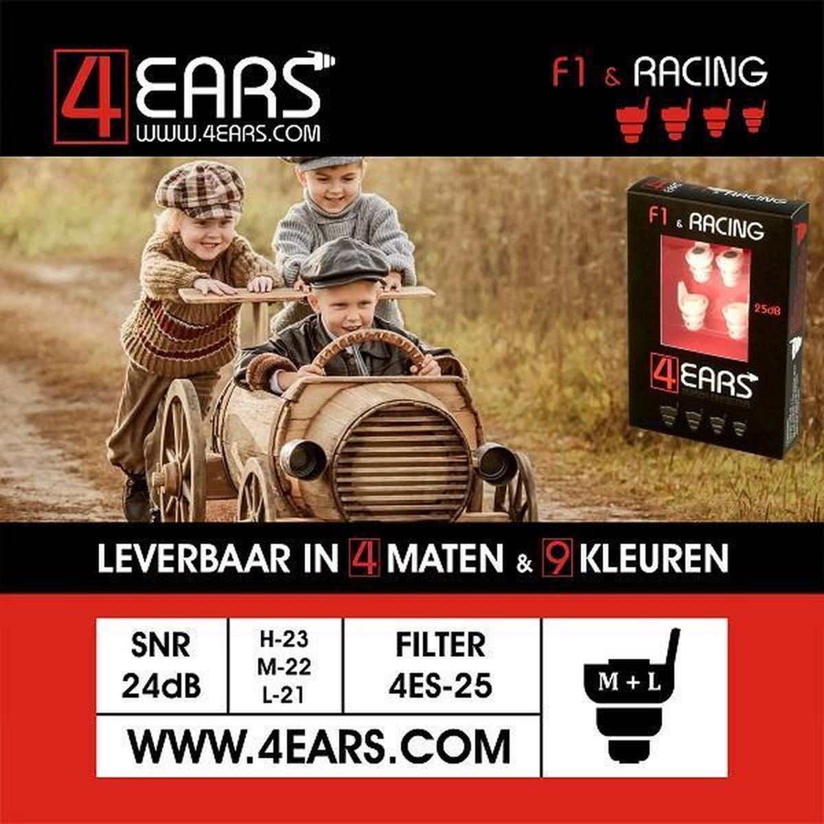 4EARS F1 and Racing Oordoppen Grandprix | Gehoorbescherming Formule 1 ...