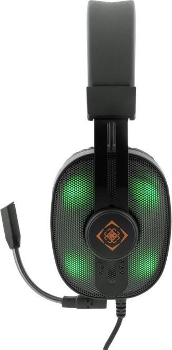 DELTACO GAMING GAM-074, RGB Stereo Gaming Headset met microfoon, 2 m ...
