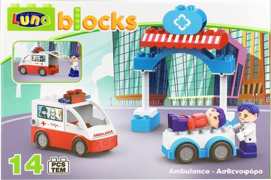 Luna blocks - ambulance | bol.com