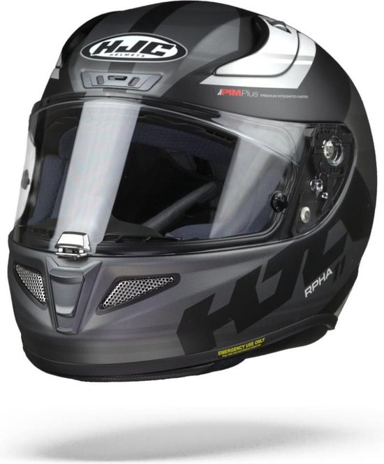Hjc Rpha 11 Naxos Mc5sf Zwart Grijs Integraalhelm Motorhelm Maat M