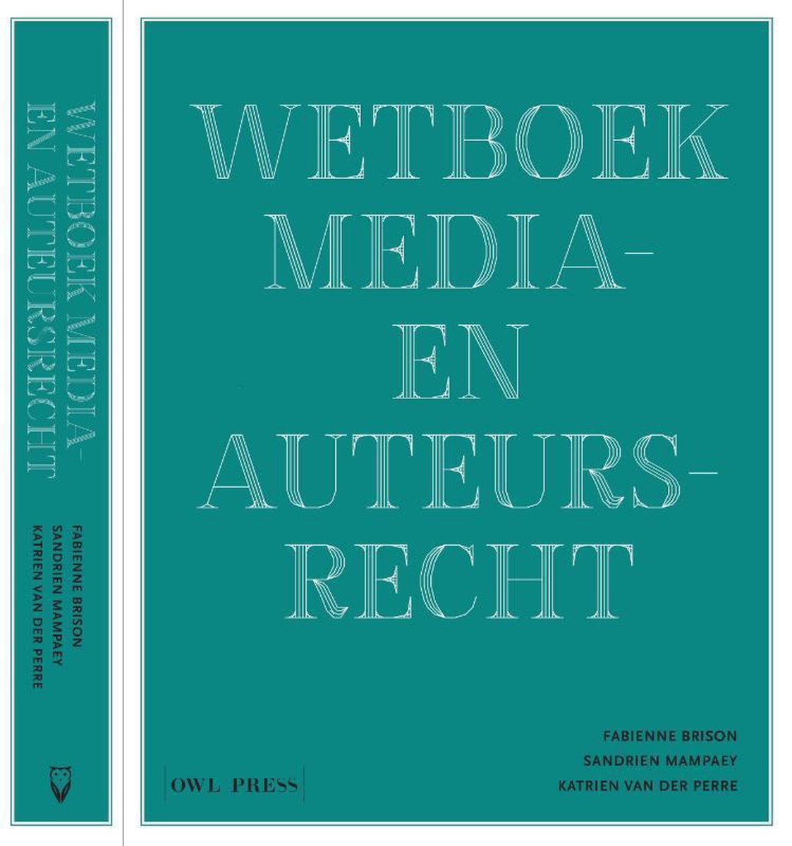 Wetboek media | 9789463931014 | Fabienne Brison | Boeken | bol.com