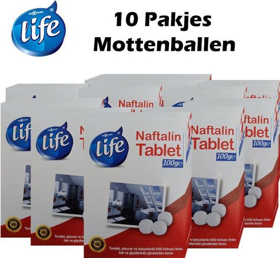 Life Mottenballen 10 pakjes van 100 gr | bol