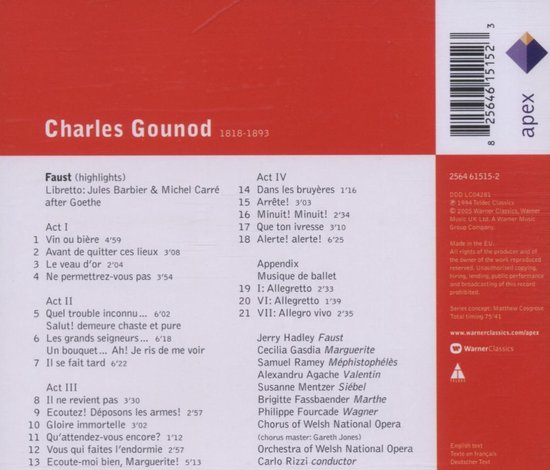 Gounod: Faust, Carlo Rizzi | Muziek | bol