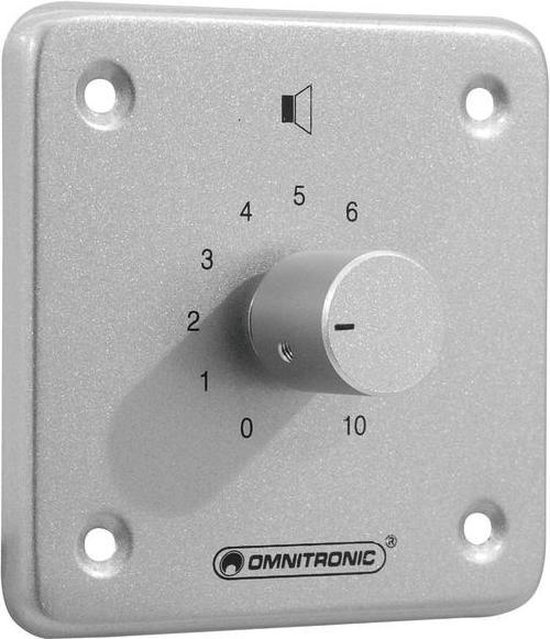 OMNITRONIC PA Volume Controller 45 W mono sil | bol.com