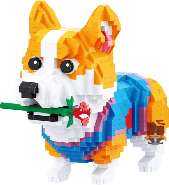 Balody Corgi - Nanoblocks / miniblocks - Bouwset / 3D puzzel - 997 ...