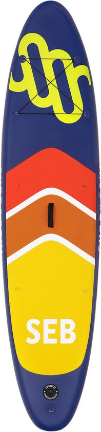 SEB SUP 10'6 Navy - Neon Yellow - SUP board - Complete set ...