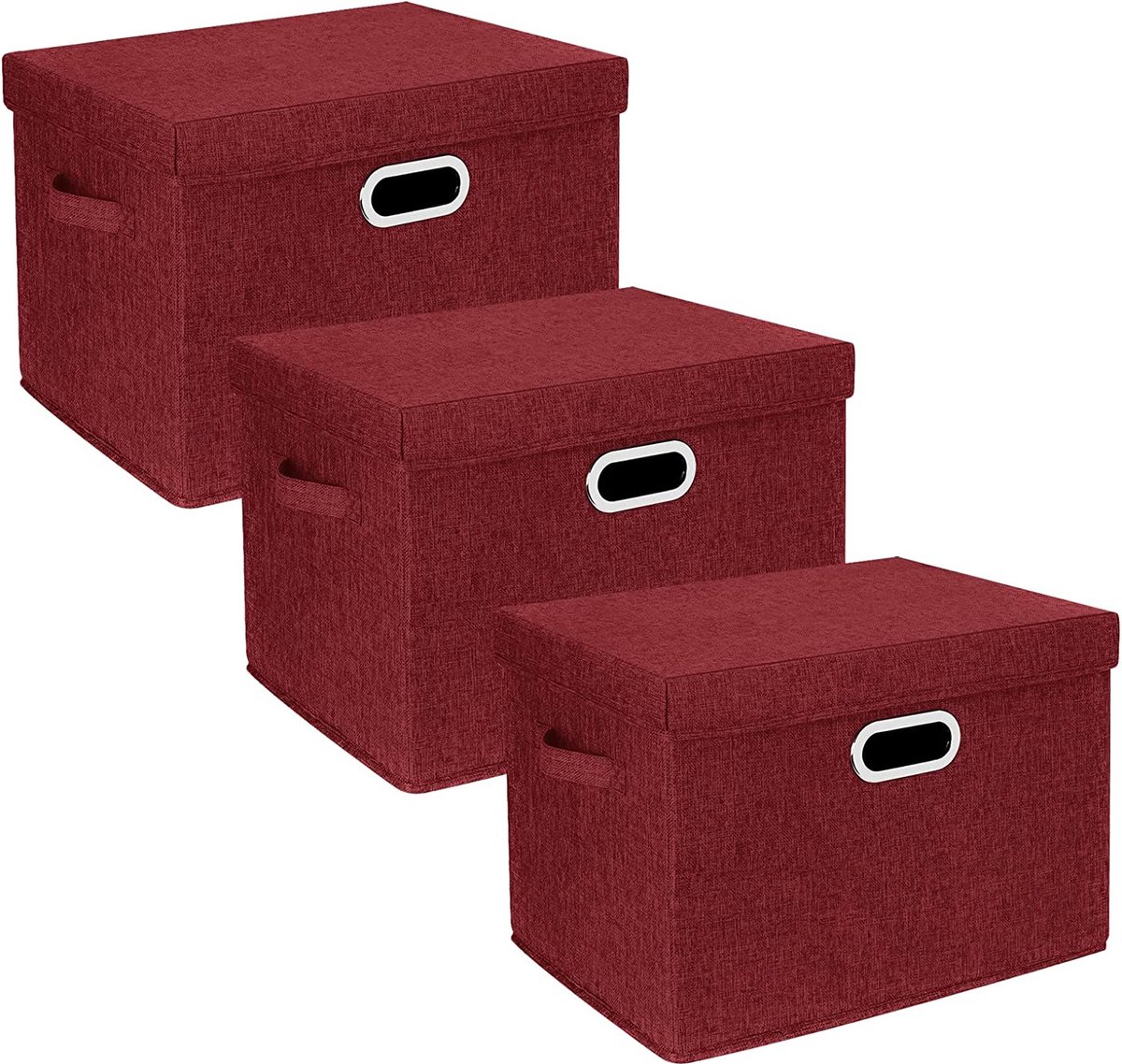 Opbergdozen met deksel, groot, opbergdozen met deksel voor kledingkast ...