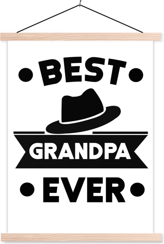 Posterhanger incl. Poster - Schoolplaat - Opa - Quotes - Best grandpa ...