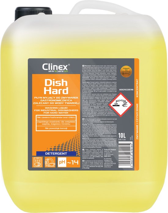 Clinex DishHard Vaatwasmiddel voor hard water 10 liter | bol