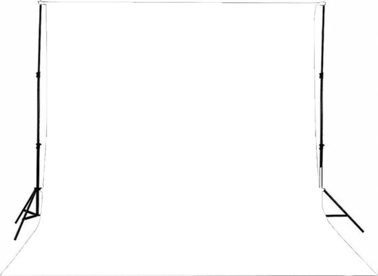 Donley Whitescreen - 300 * 400cm - Vinyl - Uittrekbare witte screen ...