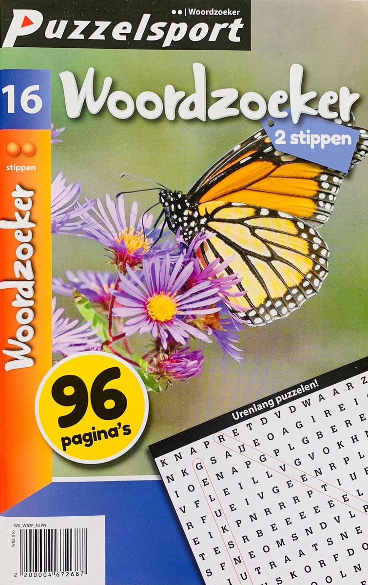 Puzzelsport - NR 016 - Woordzoeker puzzelboekjes - 2 stippen ...