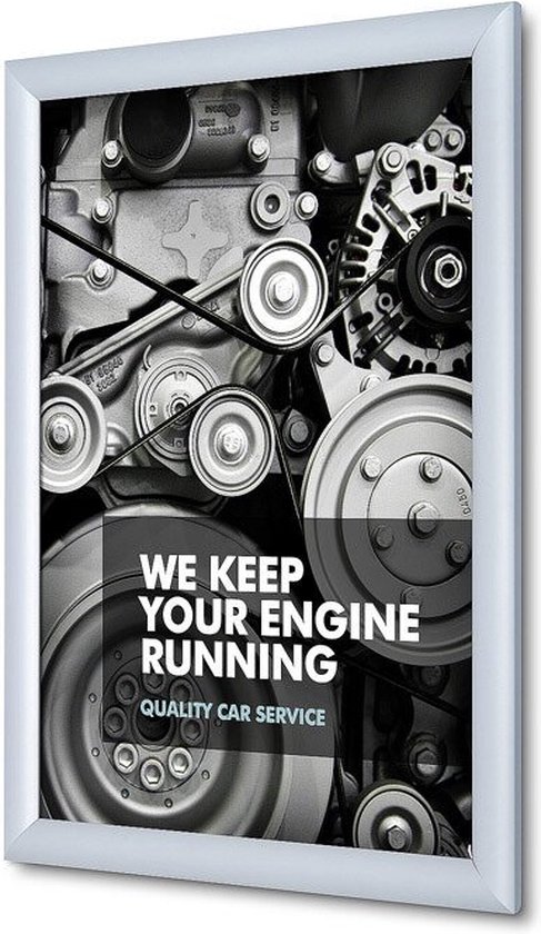 Profil de sécurité Click Frame A3 Angles droits 25 mm KRA3G25SEC | bol.com