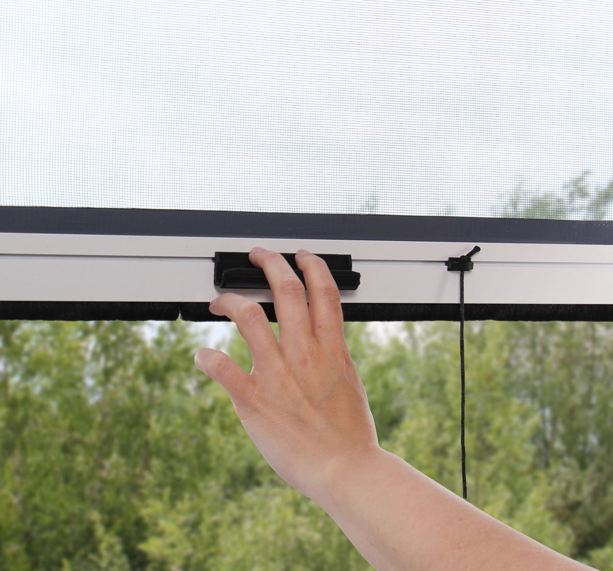 Rolhor op maat te snijden Alu - B 125 x H160 cm - Wit - 1 stuk ...