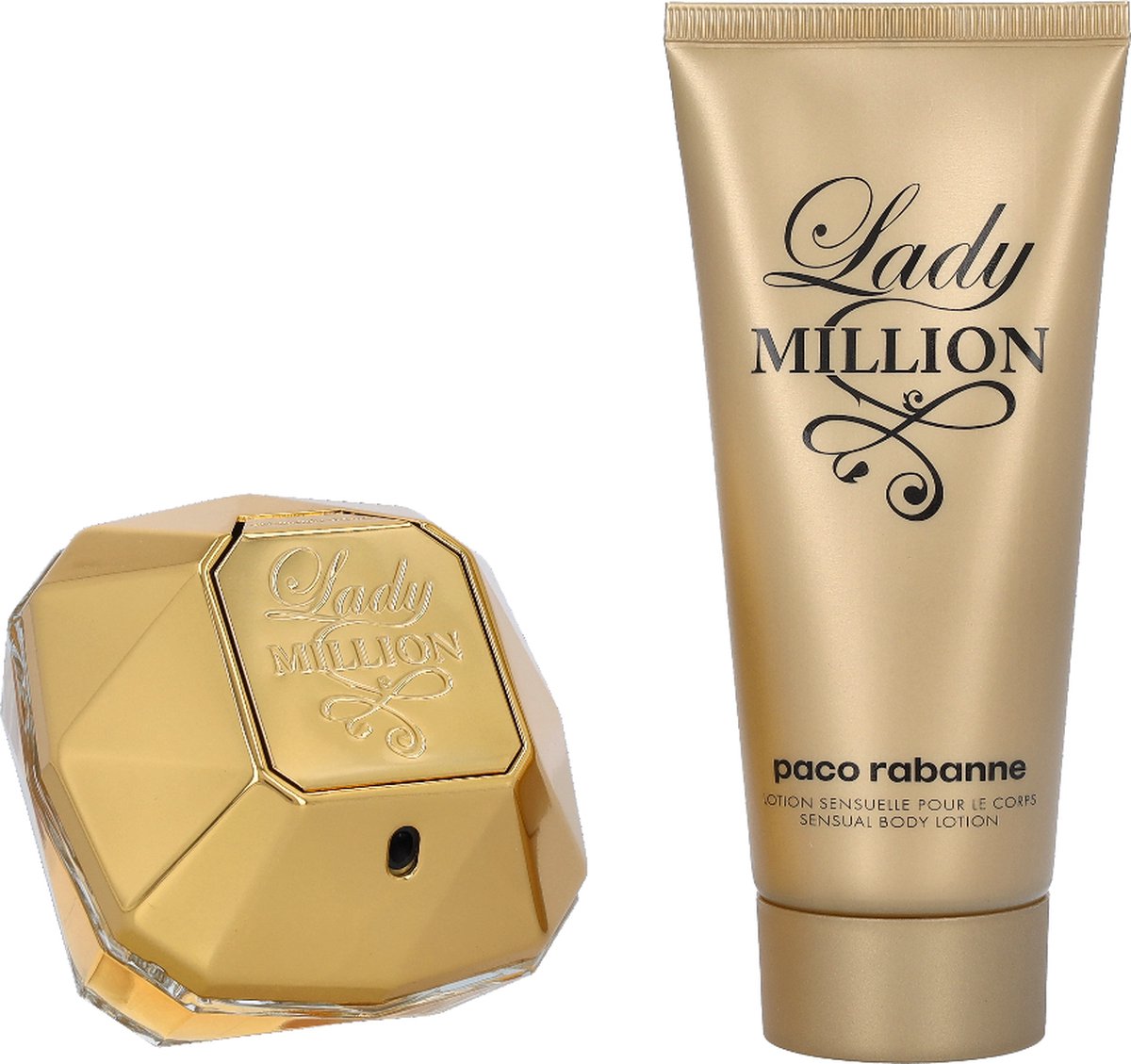 Paco Rabanne Lady Million 80 ml + 100 ml Bodylotion Giftset | bol