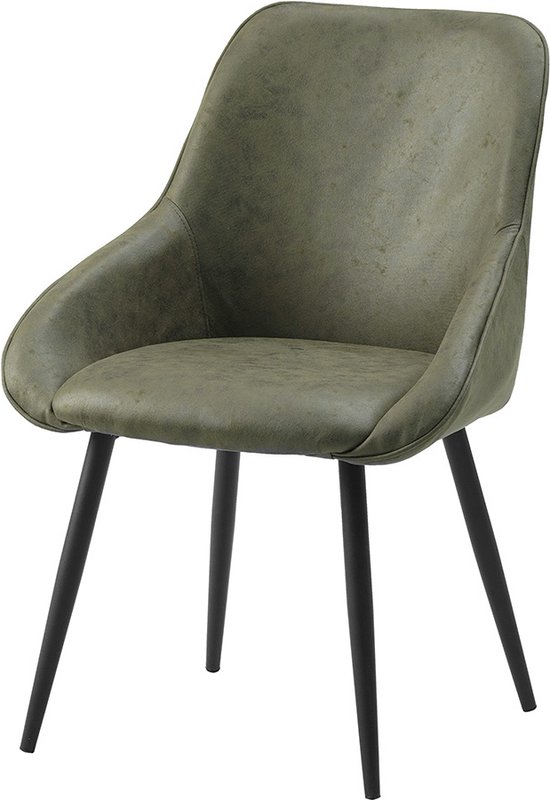 Eetkamerstoel Ellis ecoleer groen | bol.com