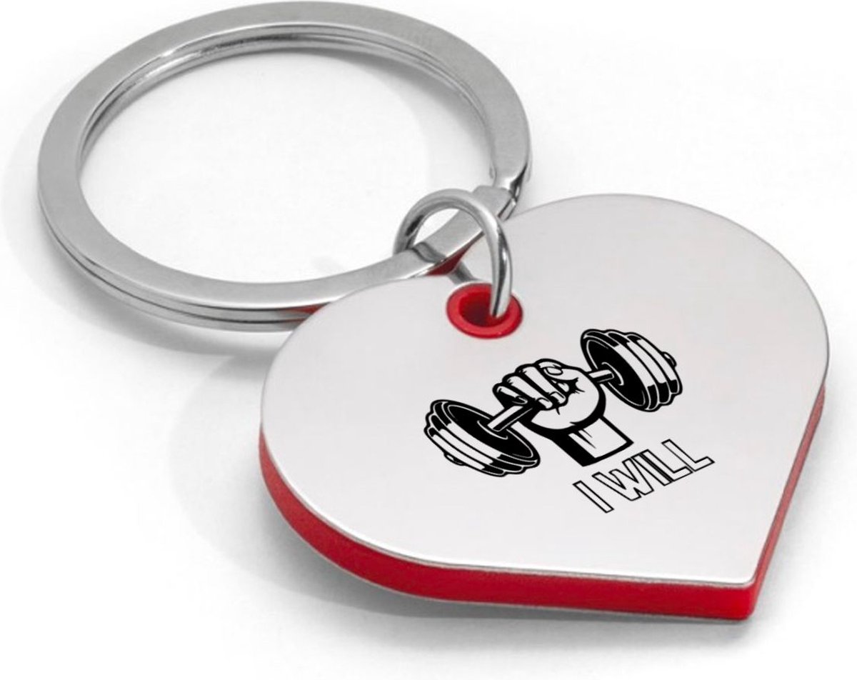 Akyol - fitness sleutelhanger hartvorm - Fitness - beste sporter die er ...