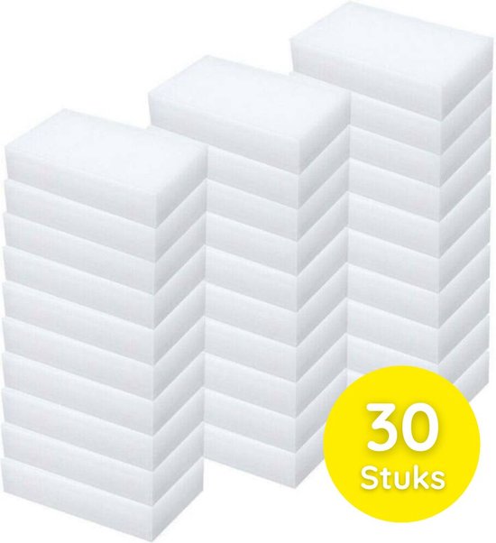 MelaMagic - 30x Wonderspons - Schoonmaakspons - Melamine spons - Magic ... MelaMagic - 30x Wonderspons - Schoonmaakspons - Melamine spons - Magic ...