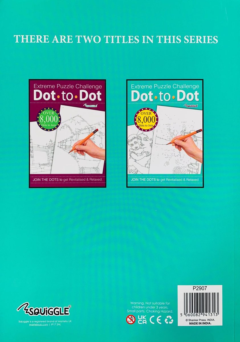 Squiggle - Extreme Puzzle Challenge 1 - Dot to dot kleurboek - Dot to ...