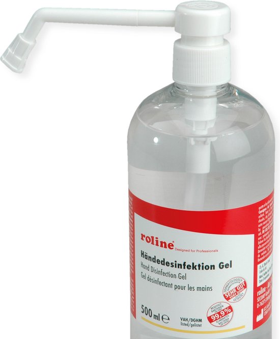 ROLINE handdesinfectie, 500 ml met spuitopening | bol