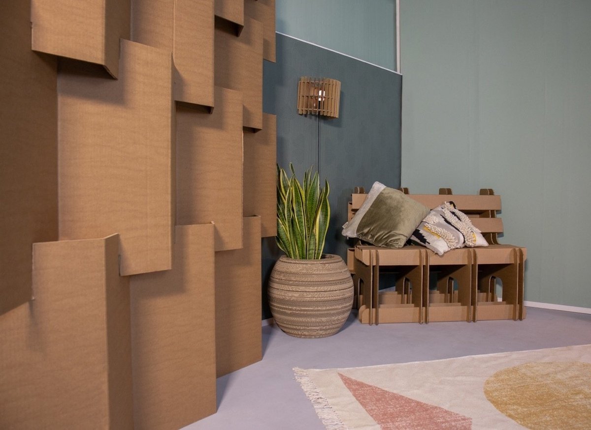 Kartonnen Kamerscherm - Duurzaam Karton - Hobbykarton - KarTent | bol.com