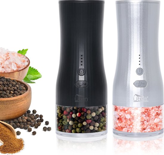 Uten Peper en Zoutmolen set Elektrisch Y1 - Peper- & Zoutstel ...