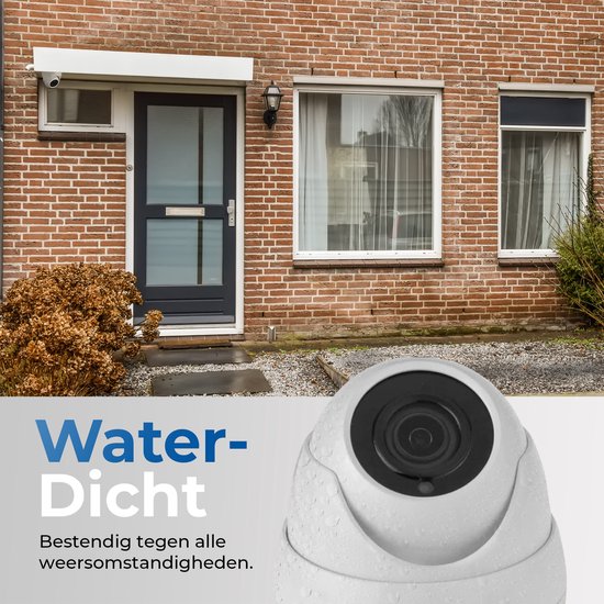 Teceye Compleet Camera Beveiliging Set met 4x POE Camera - CCTV Camerasysteem -... | bol