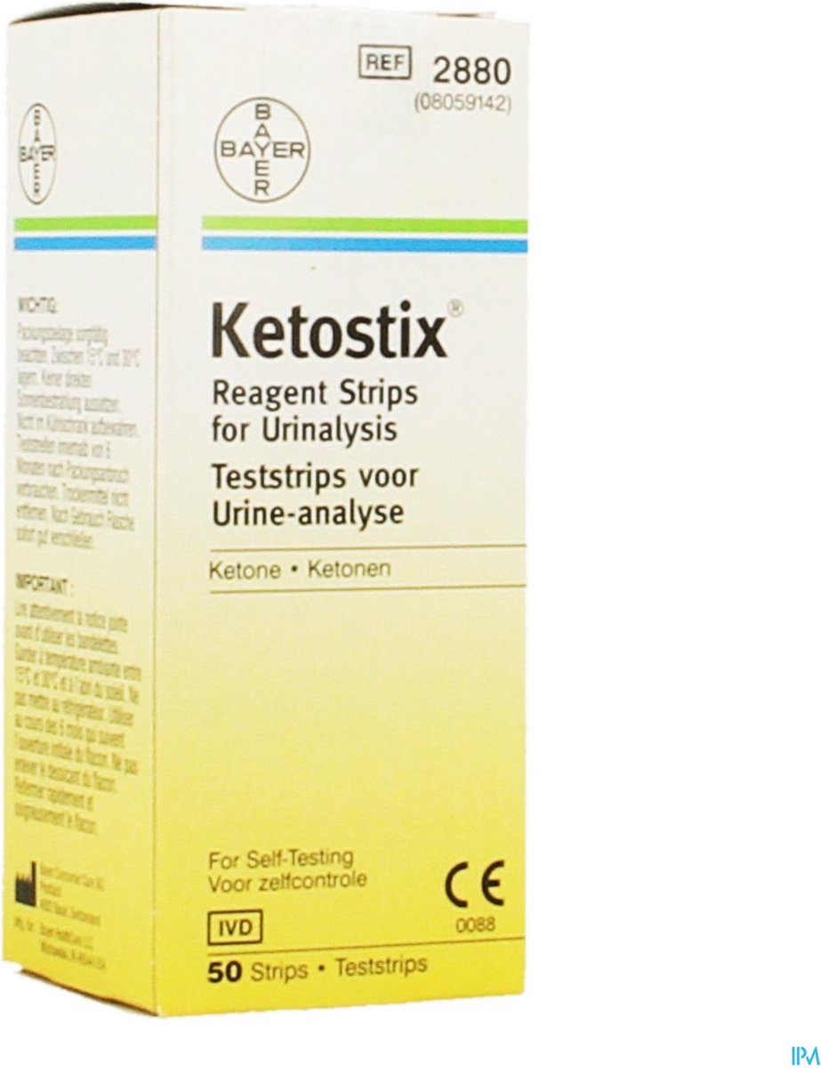 Ketostix - 50 stuks - Ketoseteststrip | bol.com