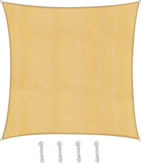 luifel 3 x 3 m zonwering ademend waterdicht windbescherming HDPE 98% UV ...