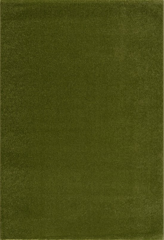 Tapijtenloods Uni Effen Vloerkleed Laagpolig - Groen - 80x150 CM ...