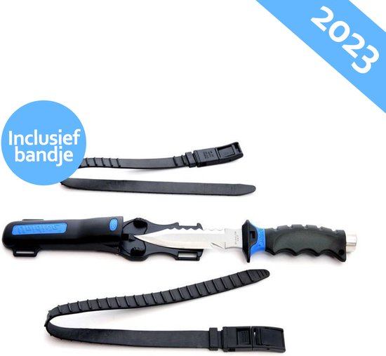 Deluqse Duikmes - Blauw - Inclusief Bevestigingsbanden - Zeilmes ...