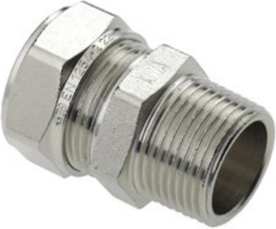 Bonfix vernikkeld knel puntstuk 3/4 x22 mm conisch gastec / kiwa | bol