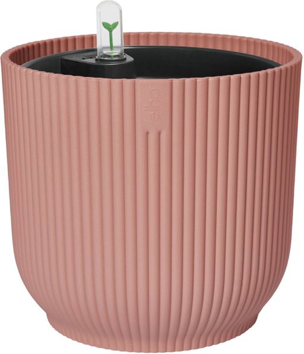 Elho Vibes Fold Rond 22 met self-watering insert - Bloempot van 100% ...