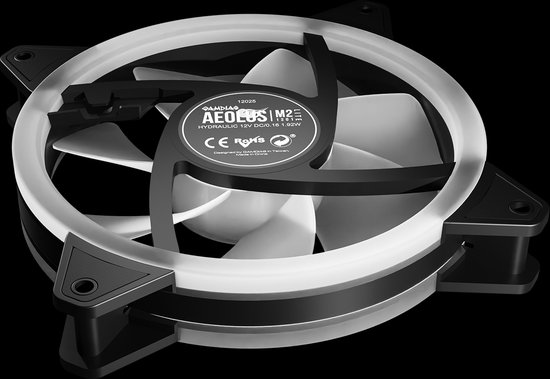 GAMDIAS PC Ventilator Fans - 3x 120mm aRGB LED - Hydraulisch lager | bol